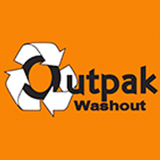White Cap | Outpak 4' x 4' x 14" Corrugated Concrete Washout